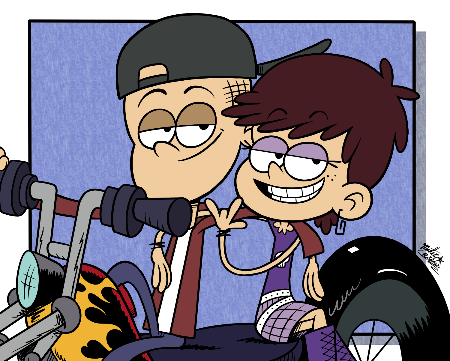Mm Loud House Style Luna Loud Jarrod Oc By Mast3r Rainb0w On Deviantart