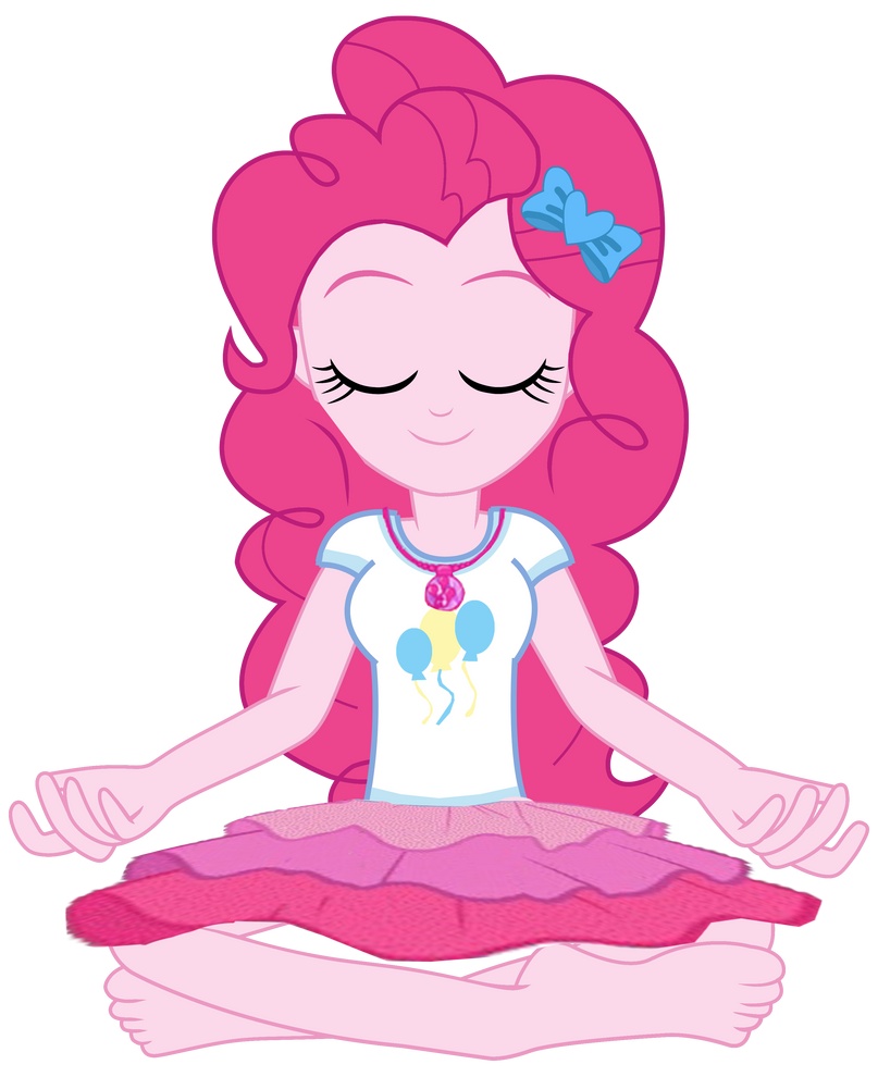 Pinkie Pie In Lotus Position By Chrismc373 On Deviantart