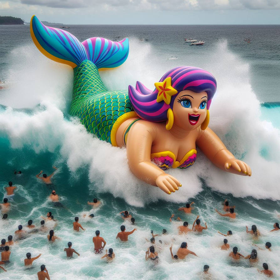 Inflatable Mermaid Bodysurf 4 By Boriseng On Deviantart