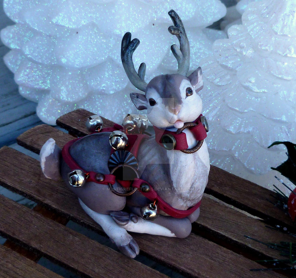 Dash Away Reindeer Sculpture by MysticReflections on DeviantArt Dash Away Reindeer Sculpture by MysticReflections on DeviantArt