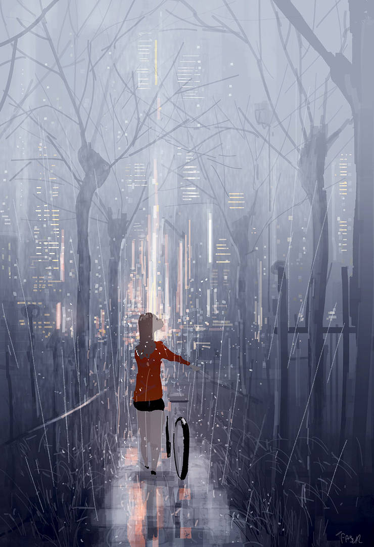 Caught In The Rain By Pascalcampion On Deviantart