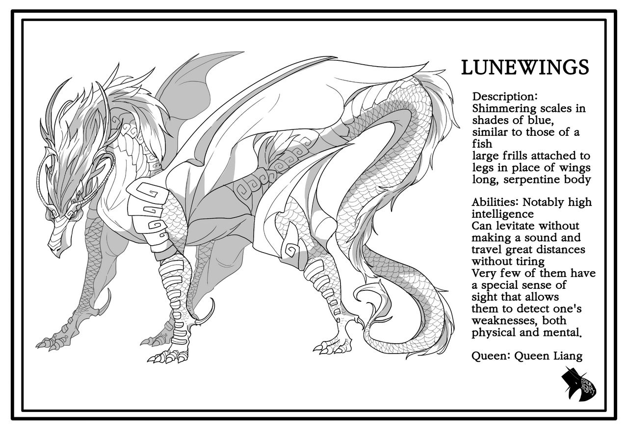 Lunewings Wings Of Fire Fantribe By Saurheart On Deviantart