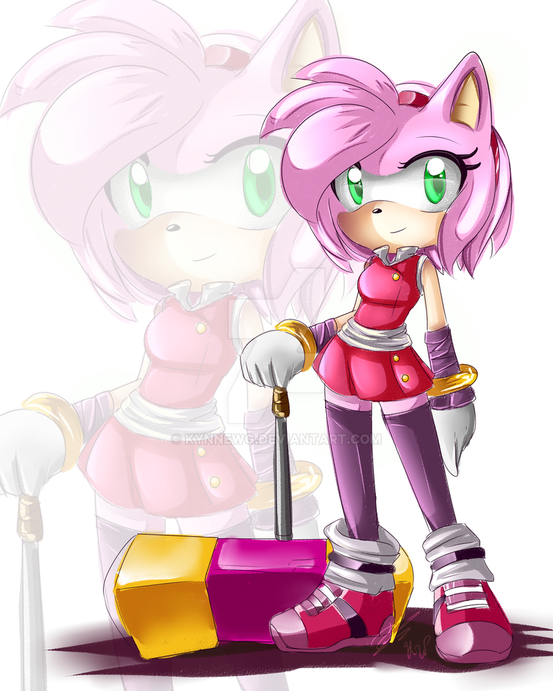 Amy Rose Sonicboom By Kynnewg On Deviantart
