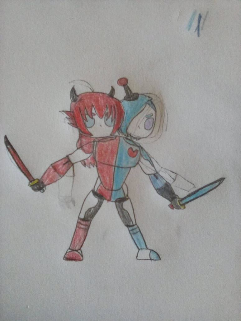 Conjoined Tari And Rias Hidden Heroes Ver1 By Psydrawer On Deviantart
