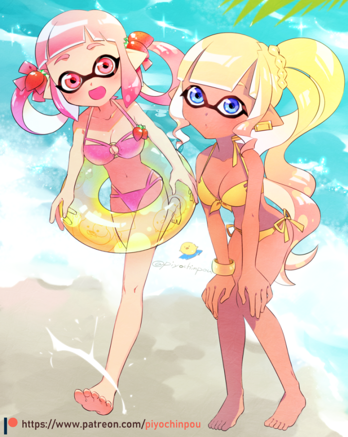 Bikini Inkling Girls By Amwshi On Deviantart
