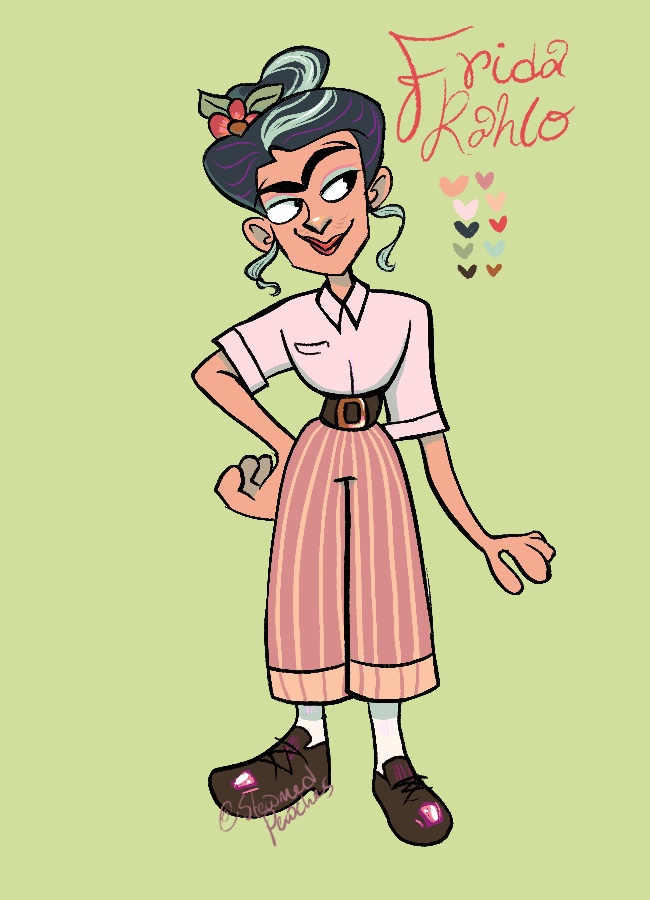 Frida Kahlo Clone High Redesine By Steamedpeach On Deviantart