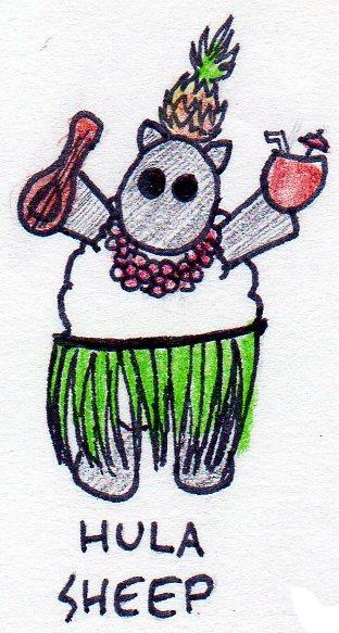 Kys Hula Sheep By Stickfigurenamedzil On Deviantart