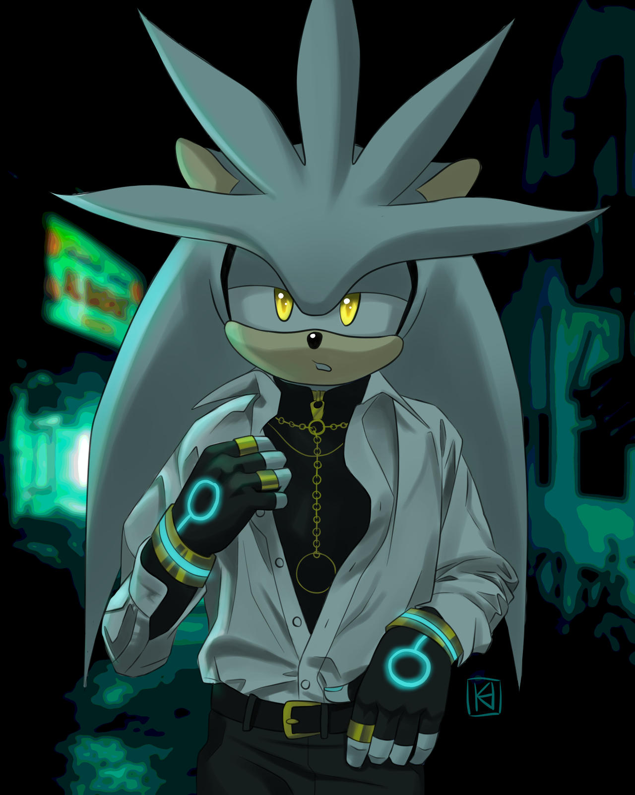 Silver The Hedgehog By Kaleido0 On Deviantart