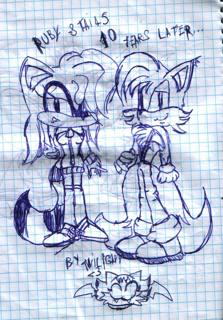 Ruby X Tails 10 years later by odry on DeviantArt