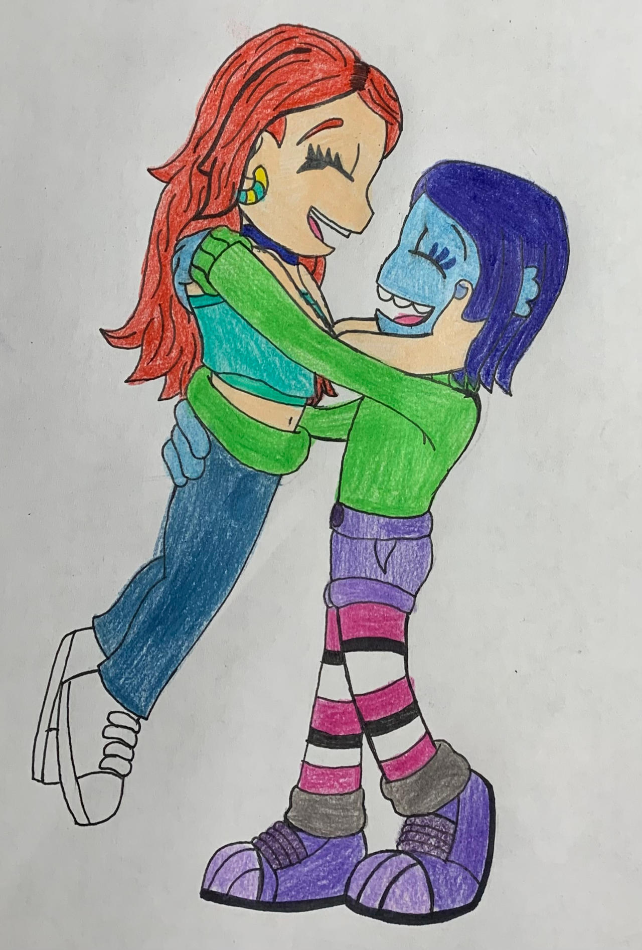Ruby X Chelsea Pick Up Hug By Bigbee17 On Deviantart