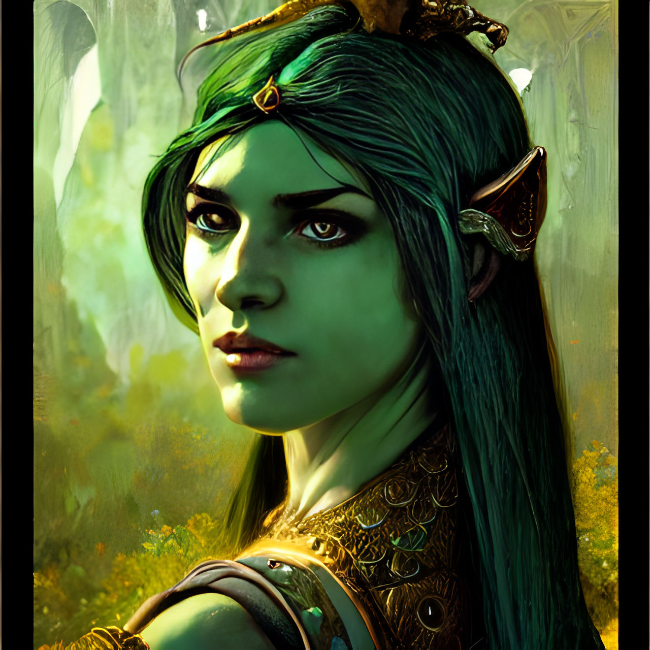 Orc Princess By Llynxi On Deviantart