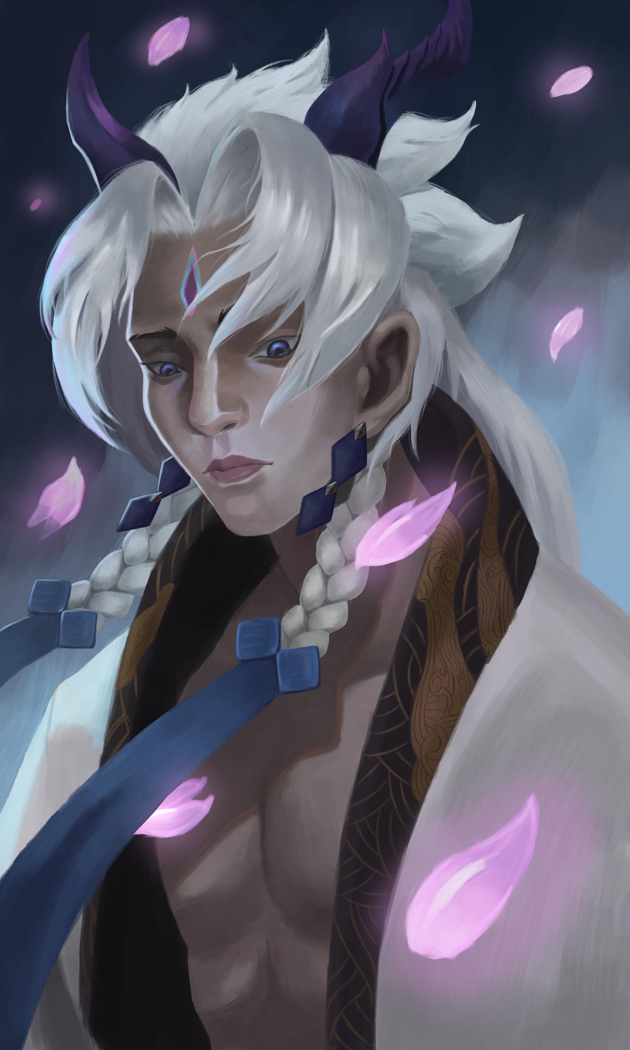 Spirit Blossom Yone Fanart by 9lilill on DeviantArt Spirit Blossom Yone Fanart by 9lilill on DeviantArt