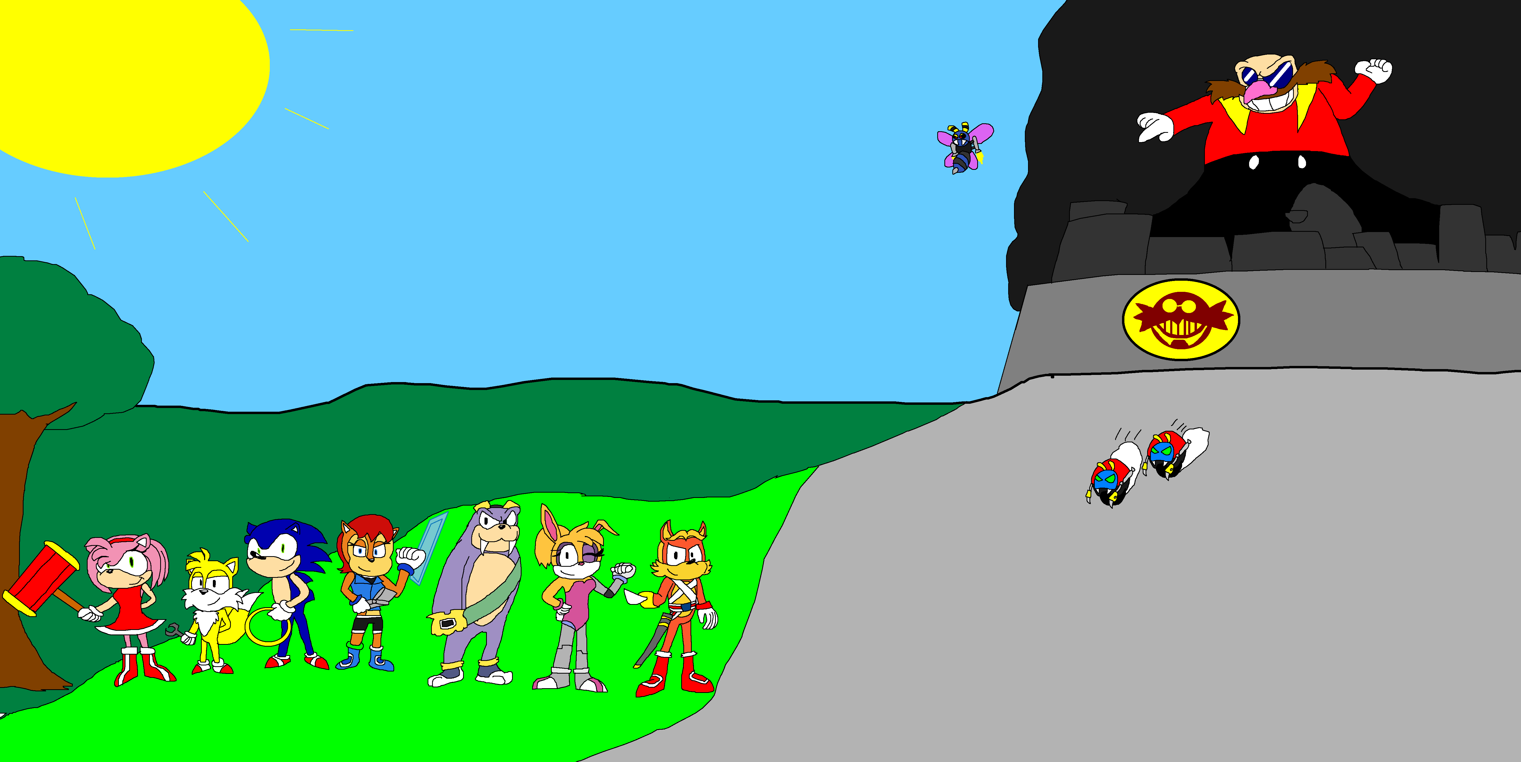 Sonic Beginning By Scurvypiratehog On Deviantart