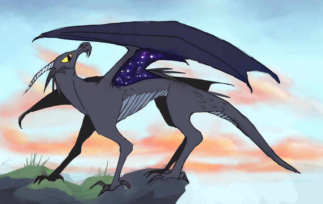 Nightwing Skywing Hybrid By 0bsidiancricket On Deviantart