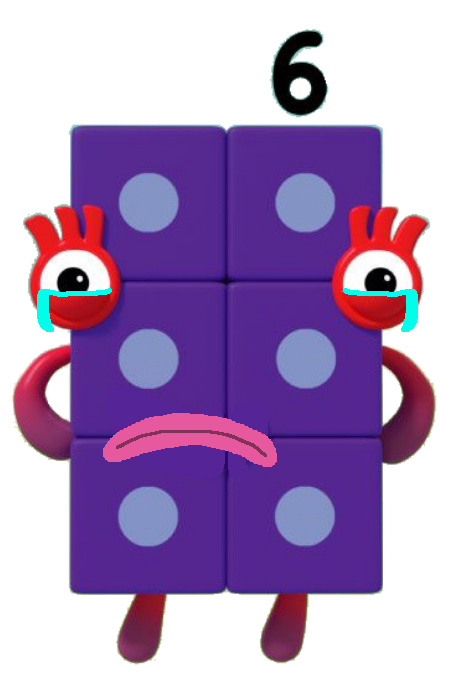 Sad Numberblock Six by alexiscurry on DeviantArt Sad Numberblock Six by alexiscurry on DeviantArt