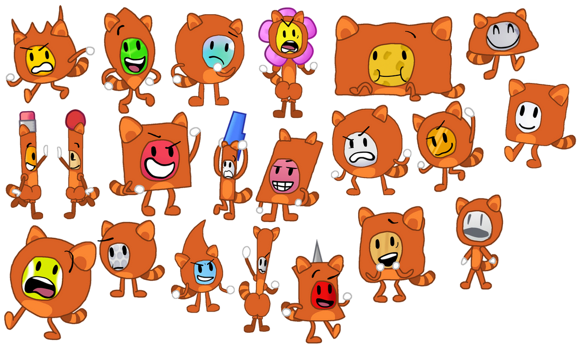 BFDI S1 Contestants Tanooki Forms by alexiscurry on DeviantArt BFDI S1 Contestants Tanooki Forms by alexiscurry on DeviantArt