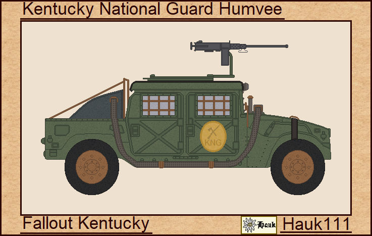 Fallout Kentucky - NG Humvee by Hauk111 on DeviantArt Fallout Kentucky - NG Humvee by Hauk111 on DeviantArt