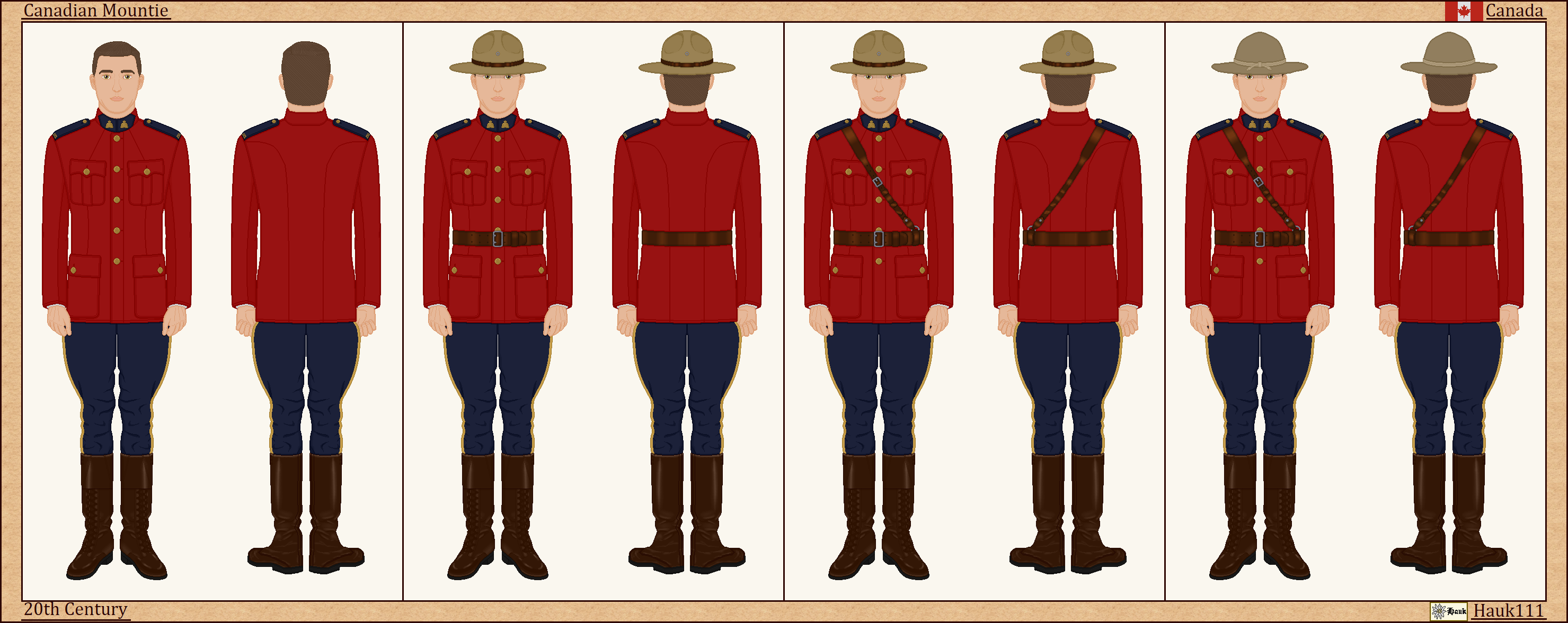 Canadian Mountie Early 20th Century By Hauk111 On Deviantart
