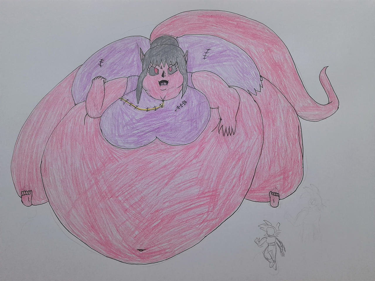Majin blob Chi-Chi by Oxster25xx on DeviantArt Majin blob Chi-Chi by Oxster25xx on DeviantArt