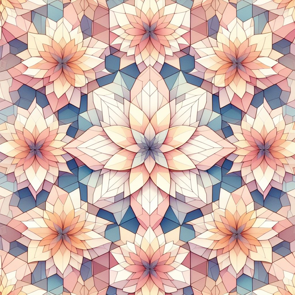 Floret Pentagonal Tessellation by Huxianshi on DeviantArt Floret Pentagonal Tessellation by Huxianshi on DeviantArt