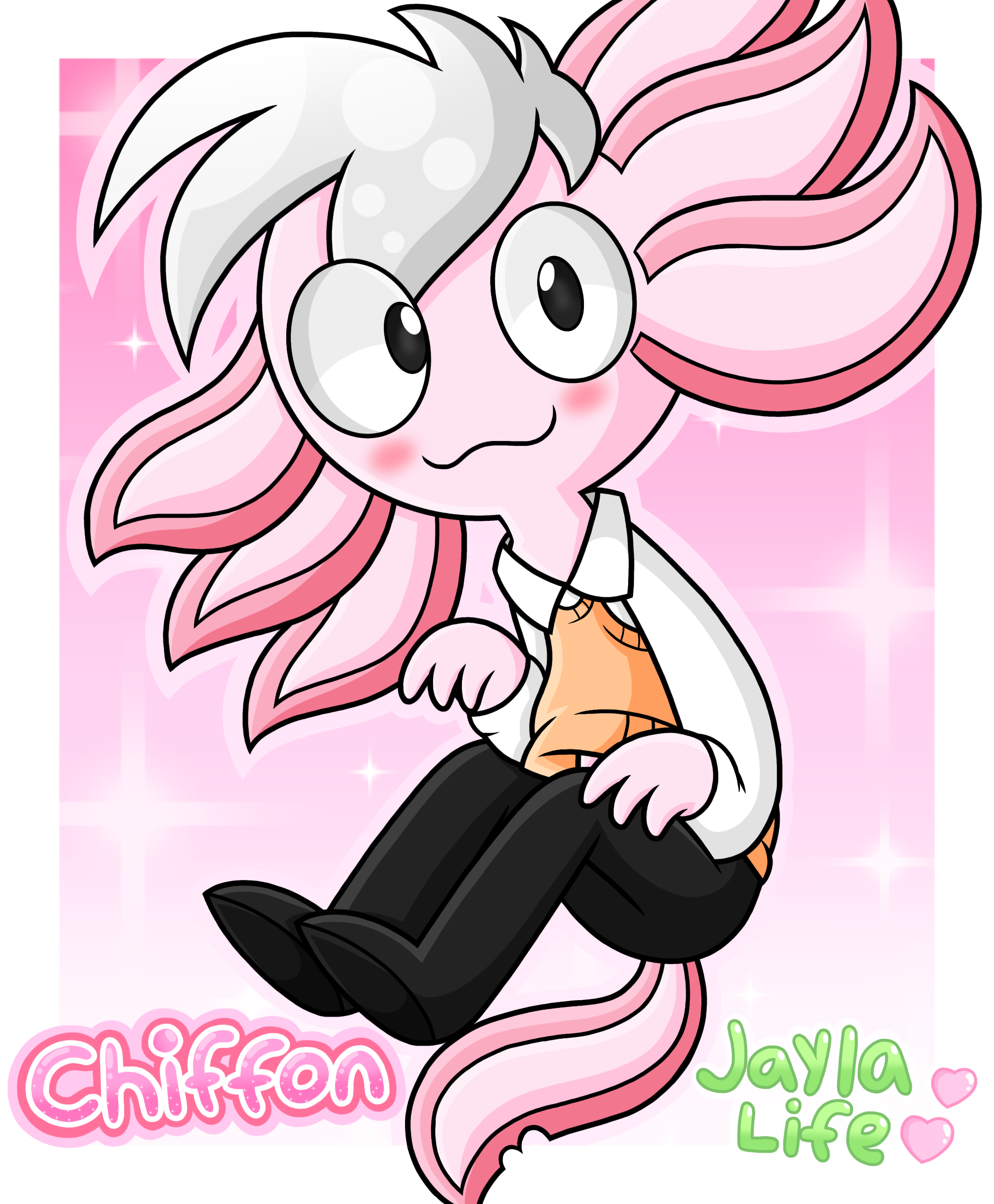 Chiffon The Axolotl Sir Fluff By Jaylalife On Deviantart