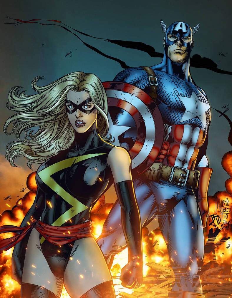 Ms Marvel Captain America Colors By Jscottcolor On Deviantart