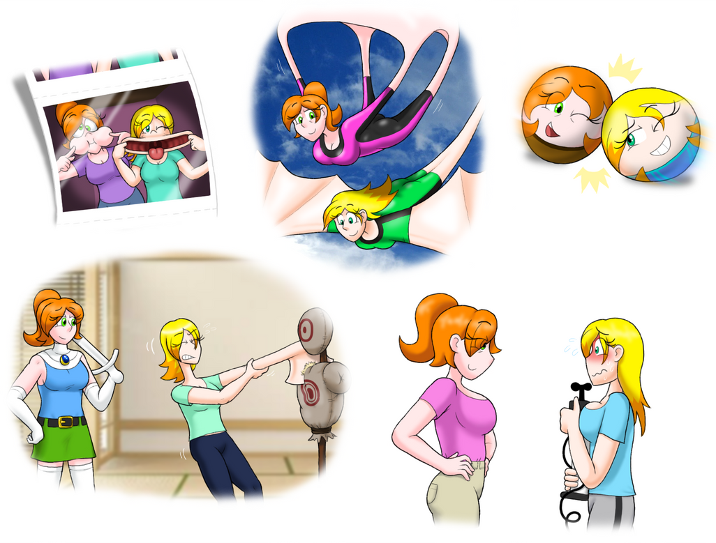 Natalie And Amber Mix By Stookam On Deviantart