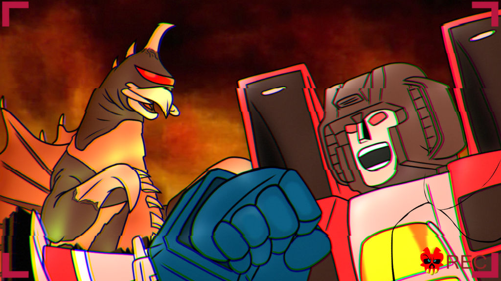 Starscream vs Gigan by titanium1208 on DeviantArt Starscream vs Gigan by titanium1208 on DeviantArt