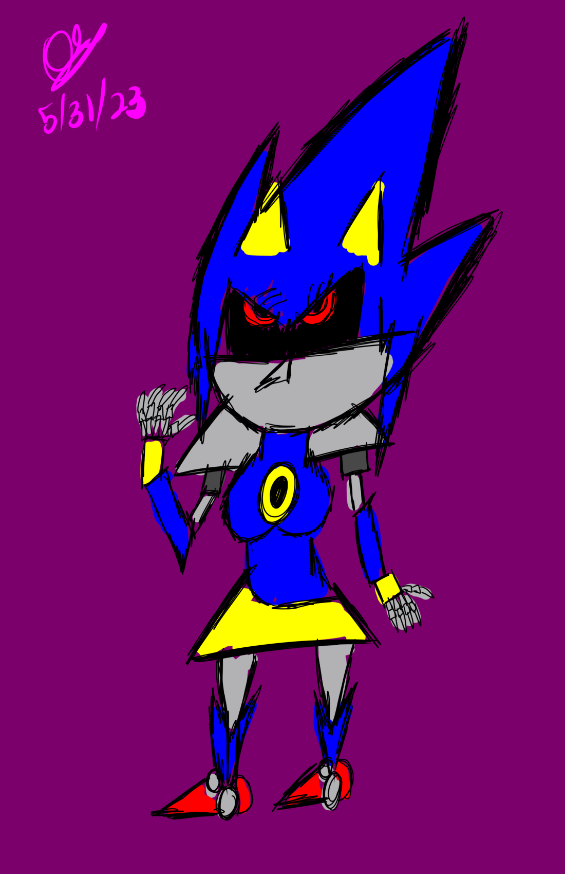 Female Metal Sonic by SpidermightPR on DeviantArt Female Metal Sonic by SpidermightPR on DeviantArt