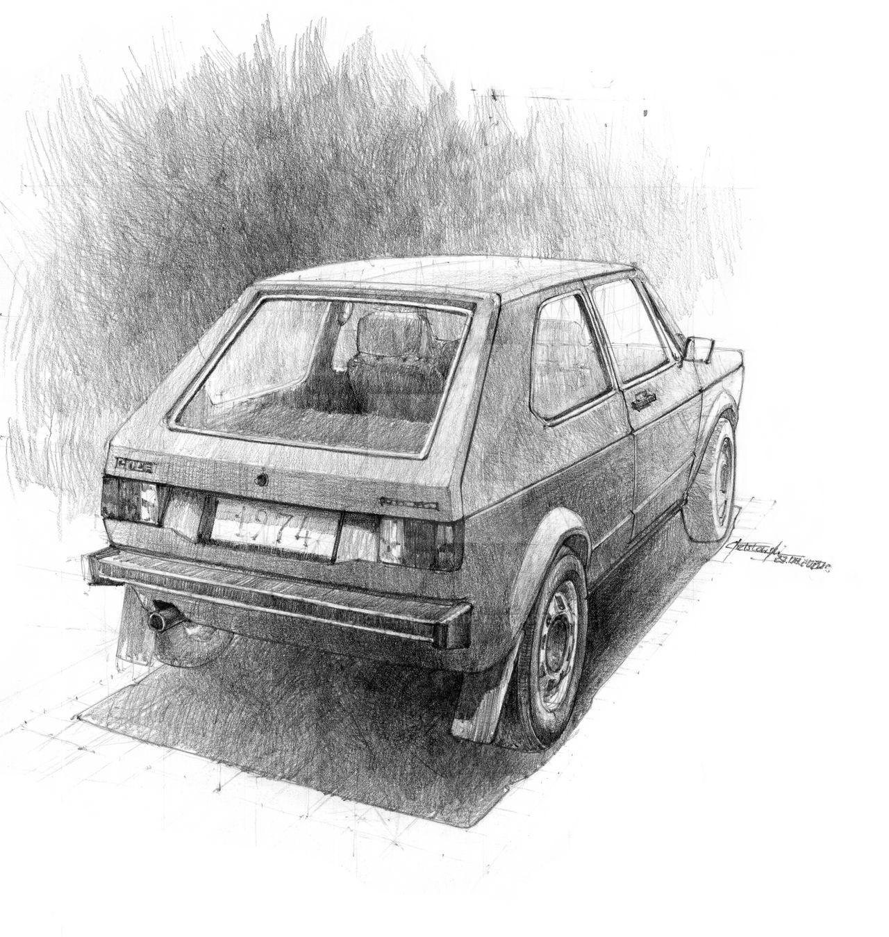 Vw Golf Mk I By Jakubchelstowski On Deviantart