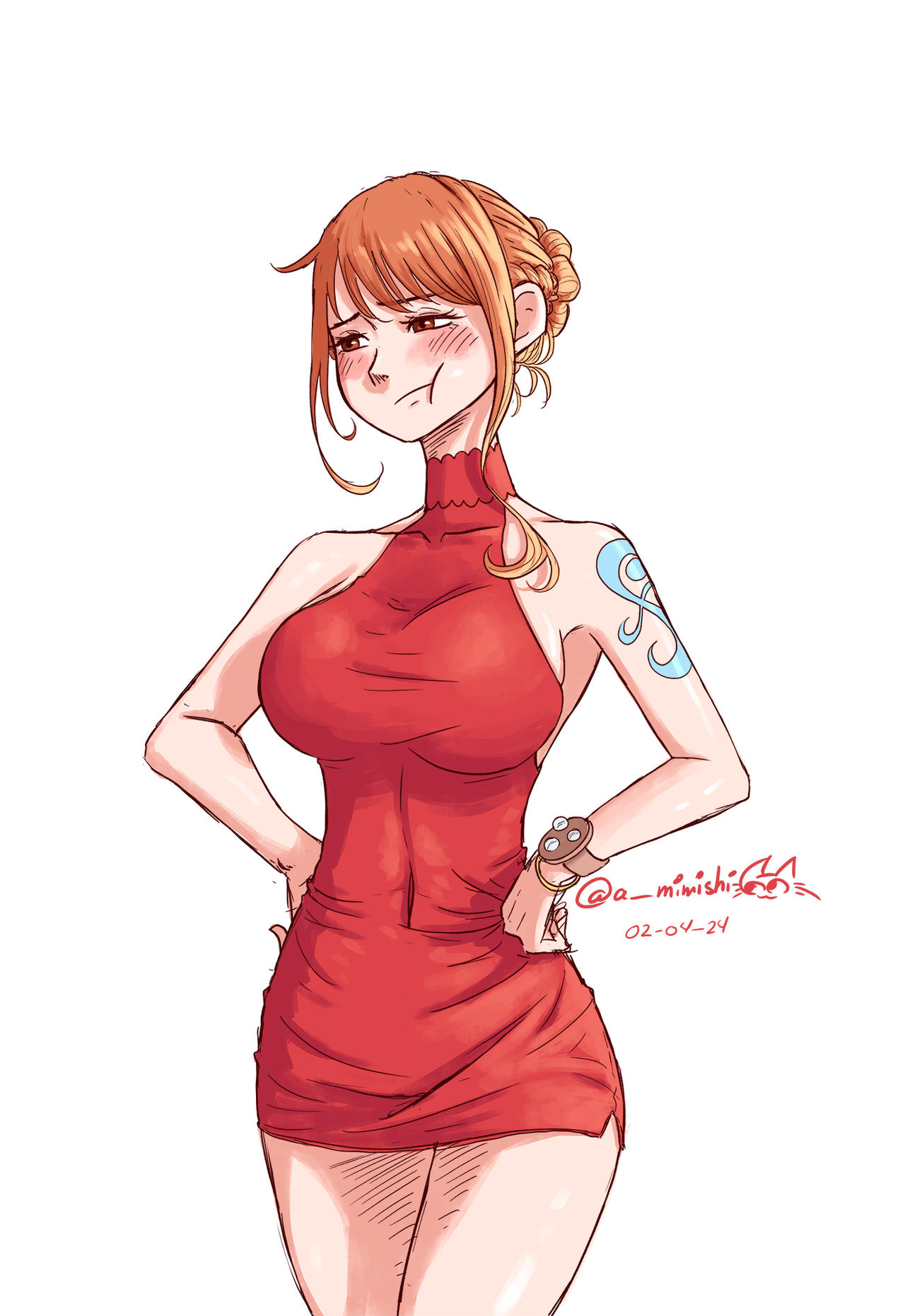 Nami Dress Whole Cake By Amimishi On Deviantart