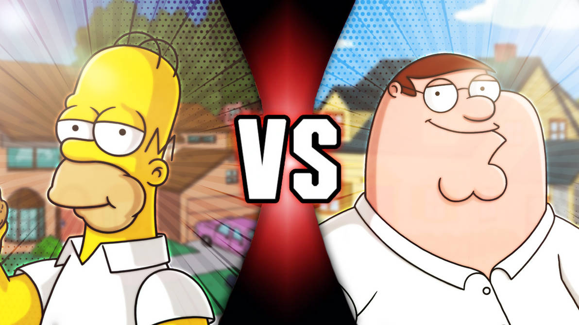 Homer Simpson vs Peter Griffin by DonCocobean on DeviantArt Homer Simpson vs Peter Griffin by DonCocobean on DeviantArt