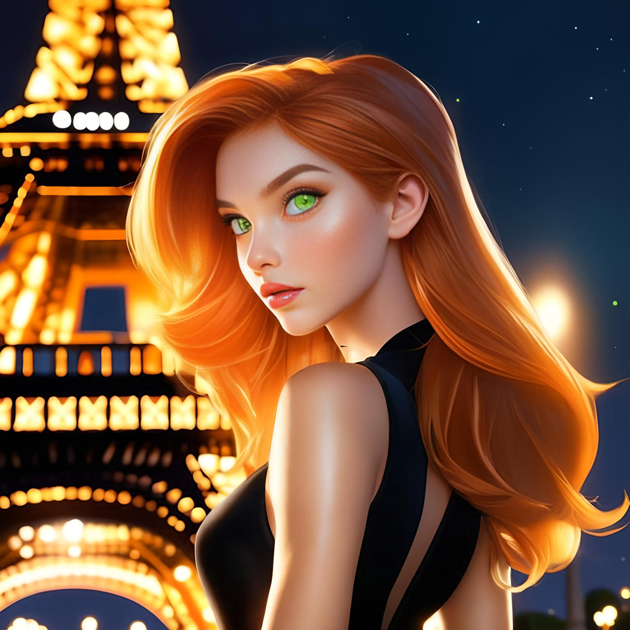 Kim Possible Black Dress Paris By Quantumreel On Deviantart