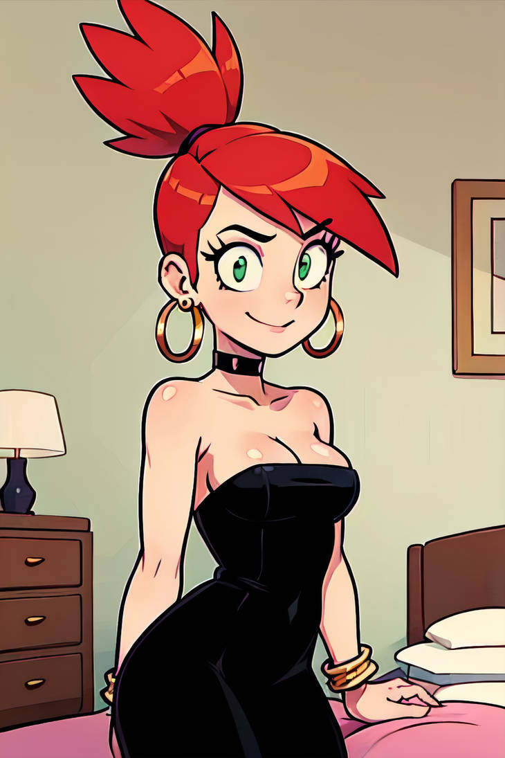 Frankie Foster Black Dress 4 By Quantumreel On Deviantart