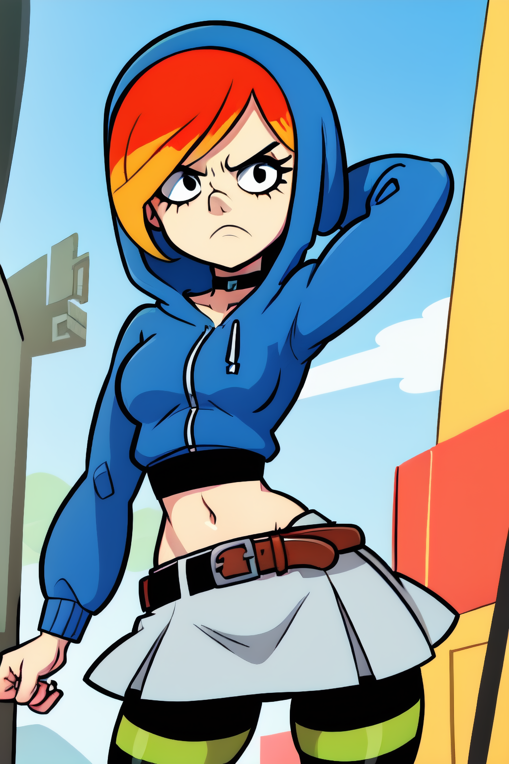 Goth Girl Cartoon Concept 4 By Quantumreel On Deviantart