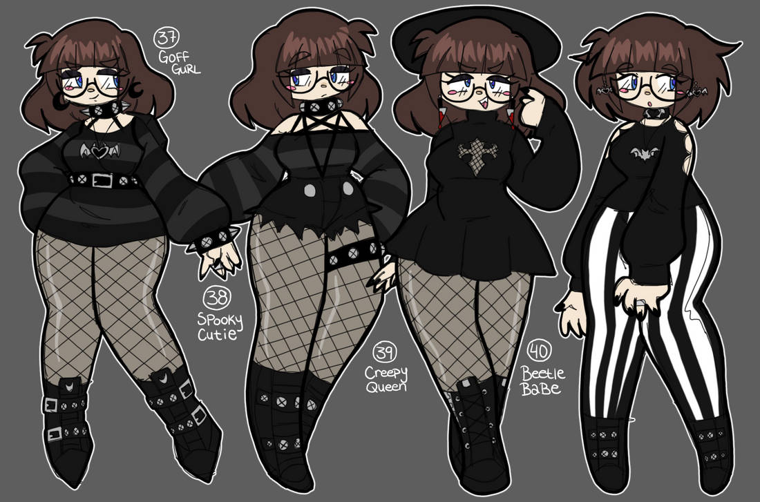 Goth Girl By Cosmiccrayons On Deviantart