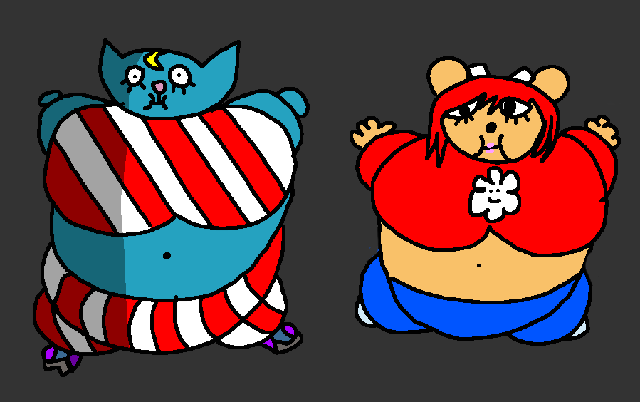Lammy And Katy Kat Inflation By Mrhdhsha On Deviantart