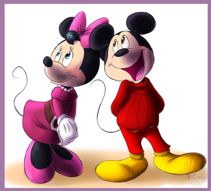 Mickey And Minnie Mouse By Kicsterash On Deviantart