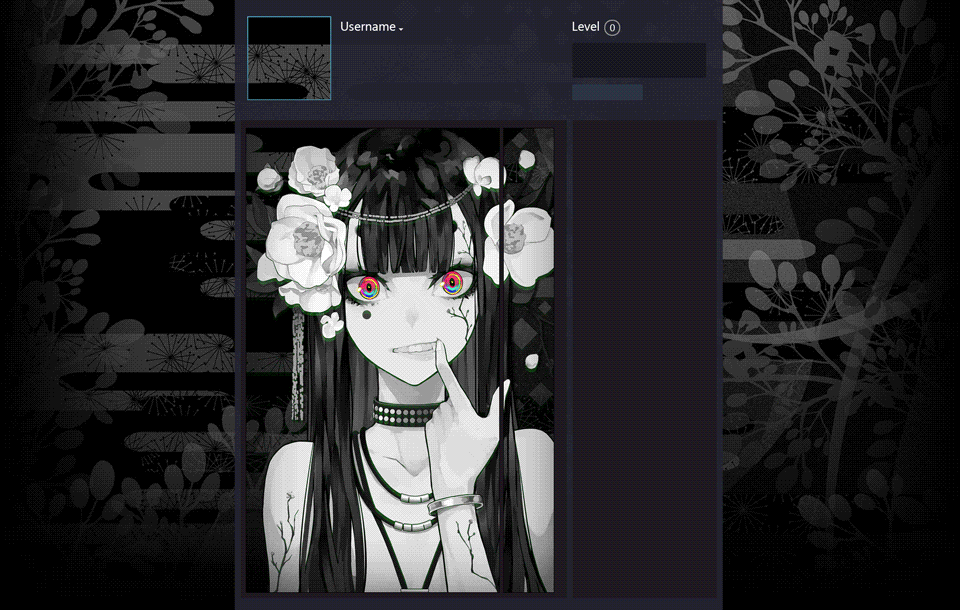 Steam Artwork Design Glitch Flower Girl By Qenoxis On Deviantart