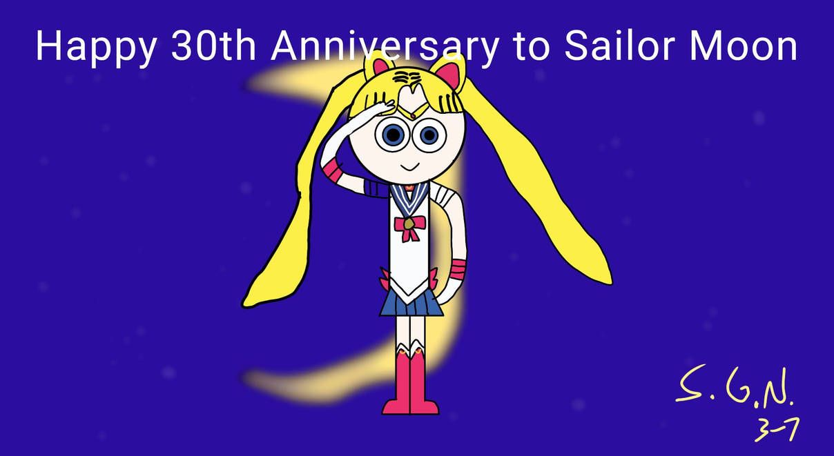 The Sailor Moon 30th Anniversary Artwork By Lhp2006 On Deviantart