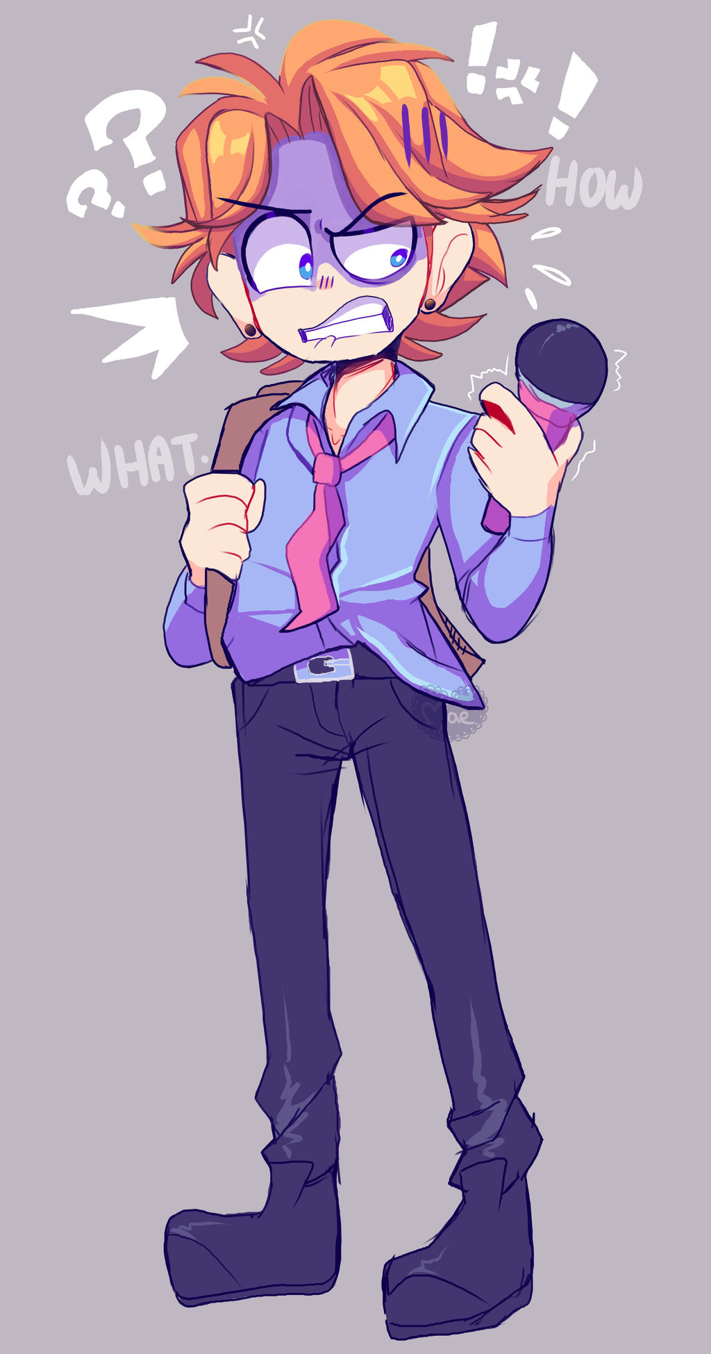 Fnf Senpai By Lillmae On Deviantart