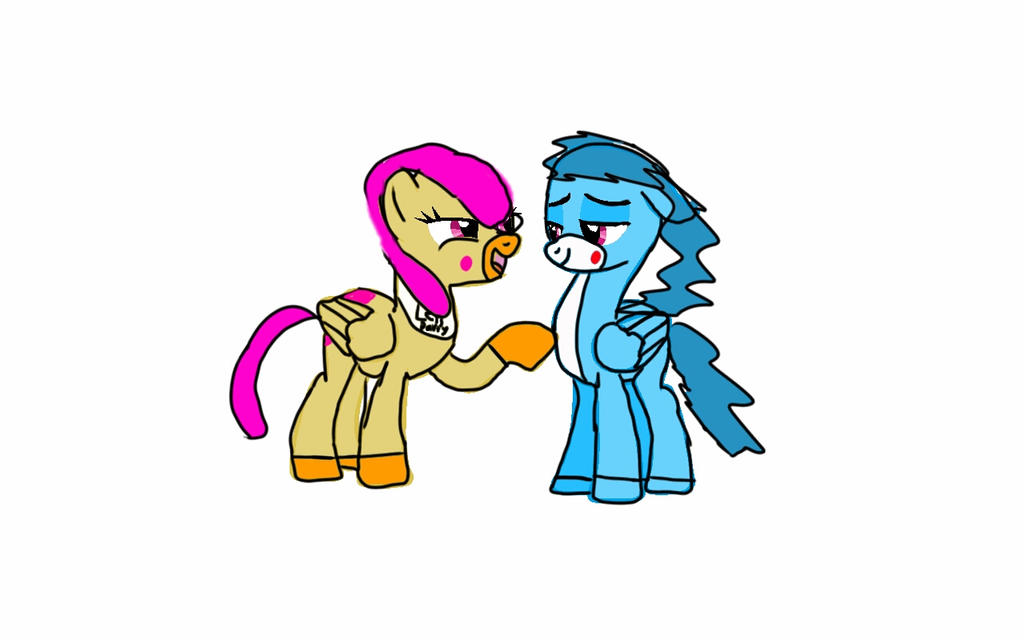 Toy Chica X Toy Bonnie By Nickthebunny On Deviantart