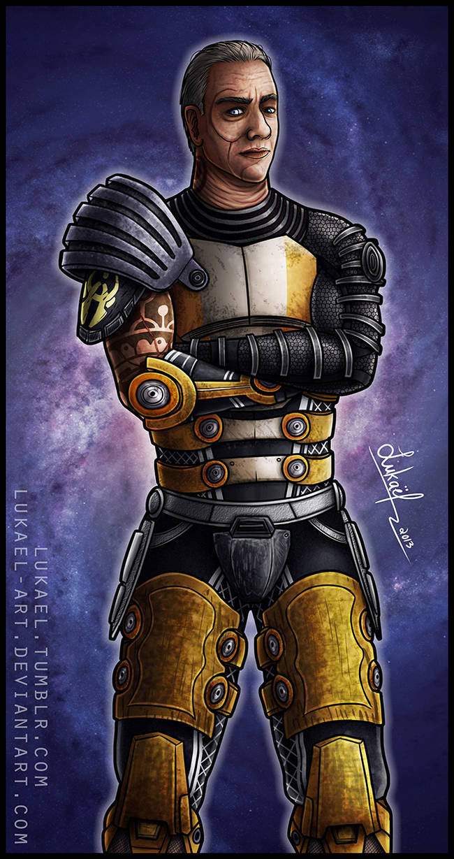 Mass Effect Zaeed Massani By Lukael Art On Deviantart