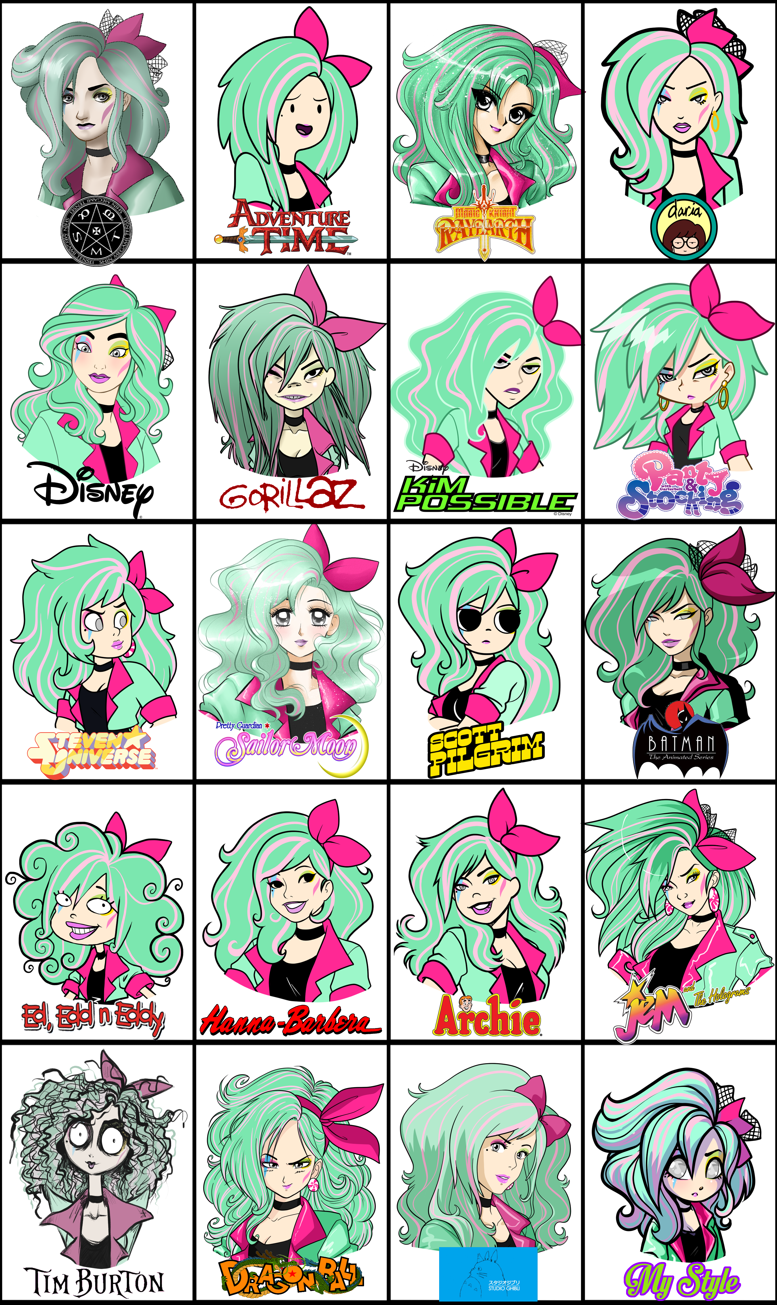 20 Style Art Challenge By Yaoi Bear On Deviantart