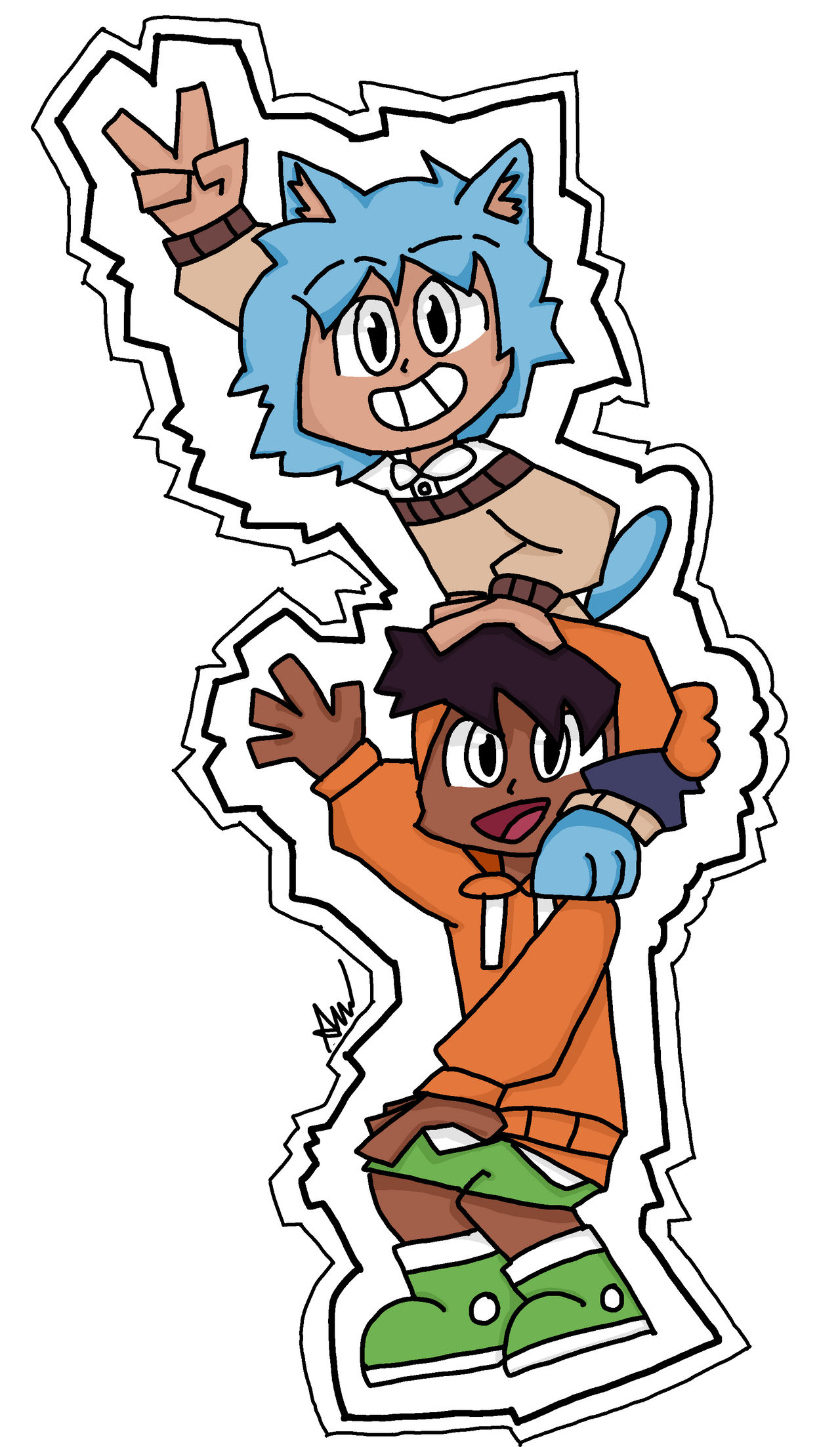 Gumball And Darwin As Humans By Rika1991tr On Deviantart