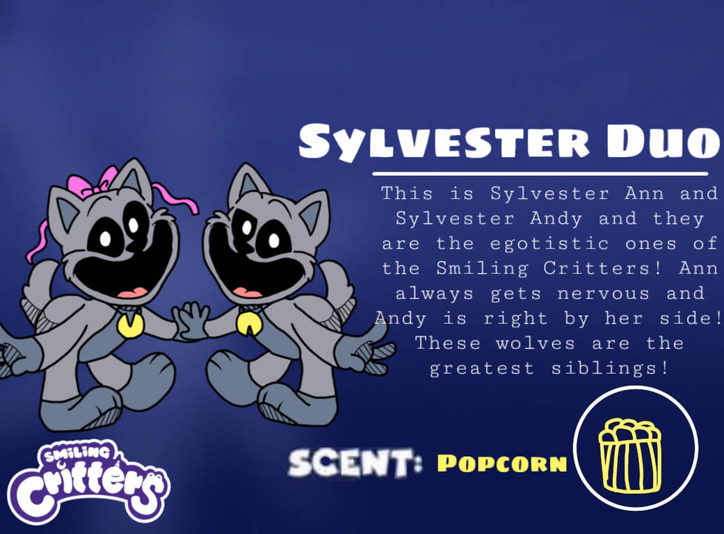 Smiling Critters ocs - Sylvester Duo! by landyyyo2 on DeviantArt Smiling Critters ocs - Sylvester Duo! by landyyyo2 on DeviantArt