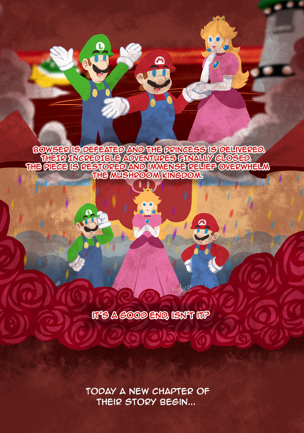 Super Mario Bros Team Adventure 1 6 En By Lc Holy On Deviantart