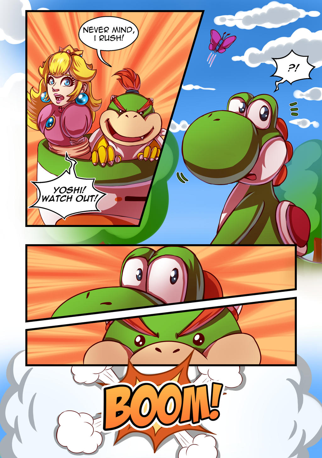 Super Mario Bros Team Adventure 1 22 En By Lc Holy On Deviantart