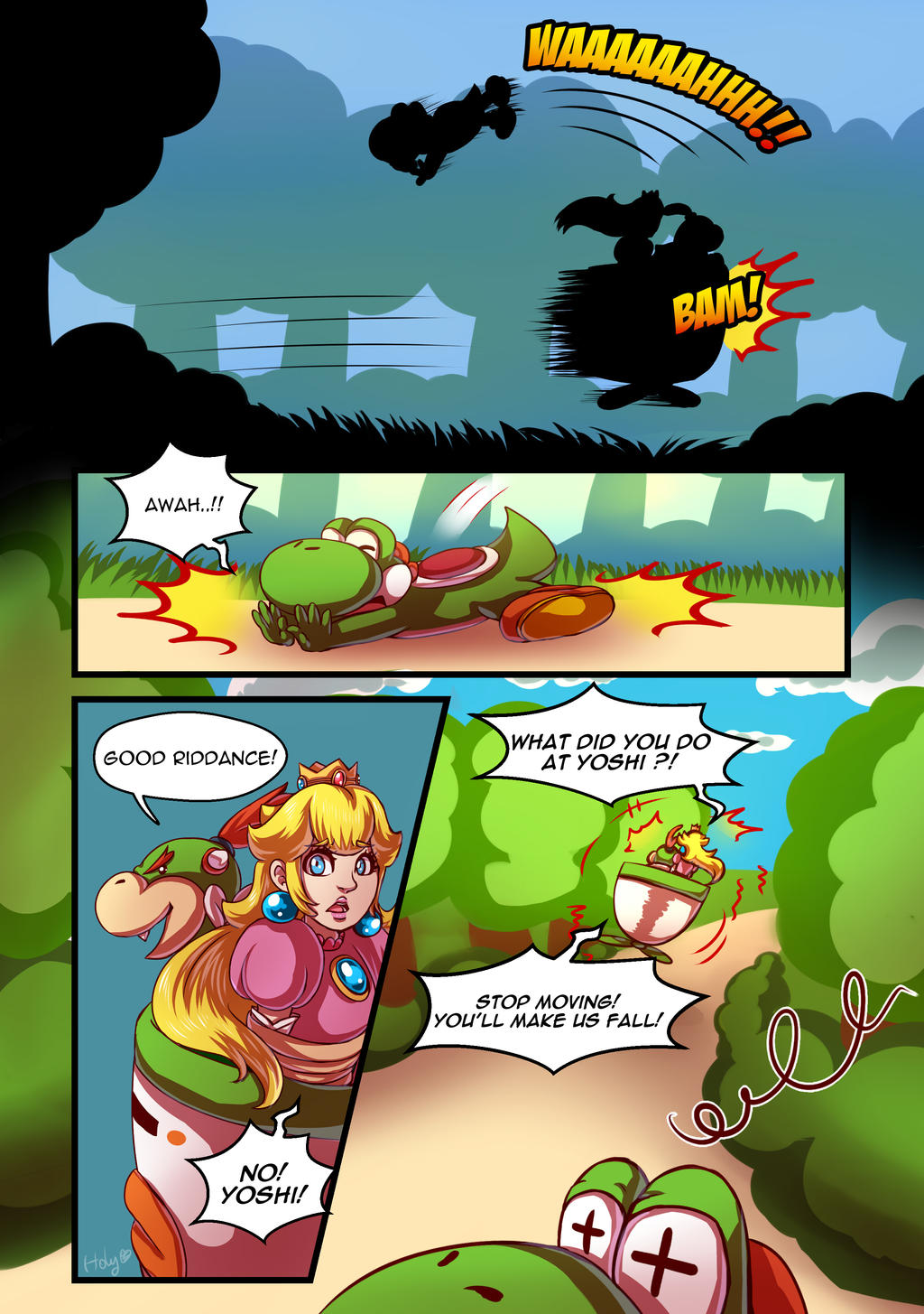 Super Mario Bros Team Adventure 1 23 En By Lc Holy On Deviantart