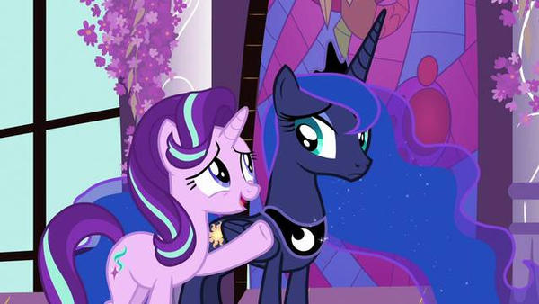 Starlight Glimmer And Luna By Lauraselenaantonia On Deviantart